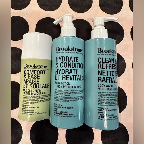 Other | Lot Of 3 New Brookstone Productsmuscle Cream Body Lotion Body ...